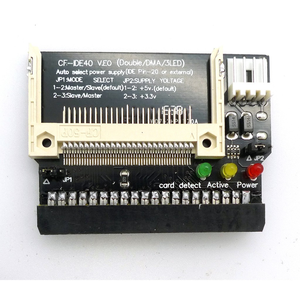 A2 CF TO IDE Compact Flash CF to Female IDE Bootable Adapter Converter ...