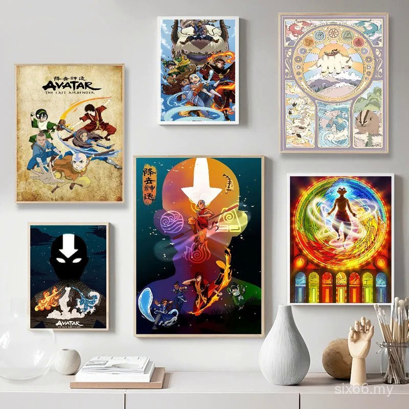 Avatar the Last Airbender Whitepaper Poster Fancy Wall Sticker for ...