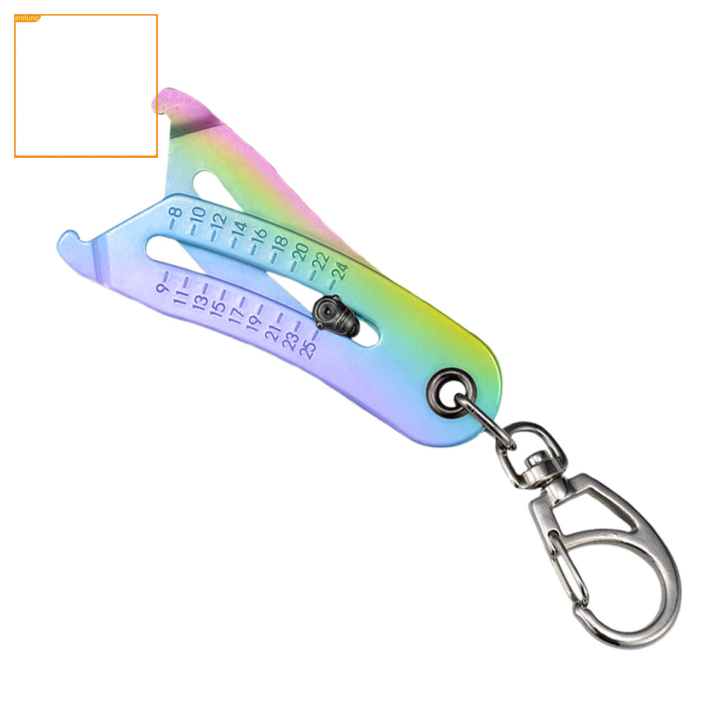 AREL Bolt and Nut Identifier Keychain Keychain Bolt Checker Handy ...