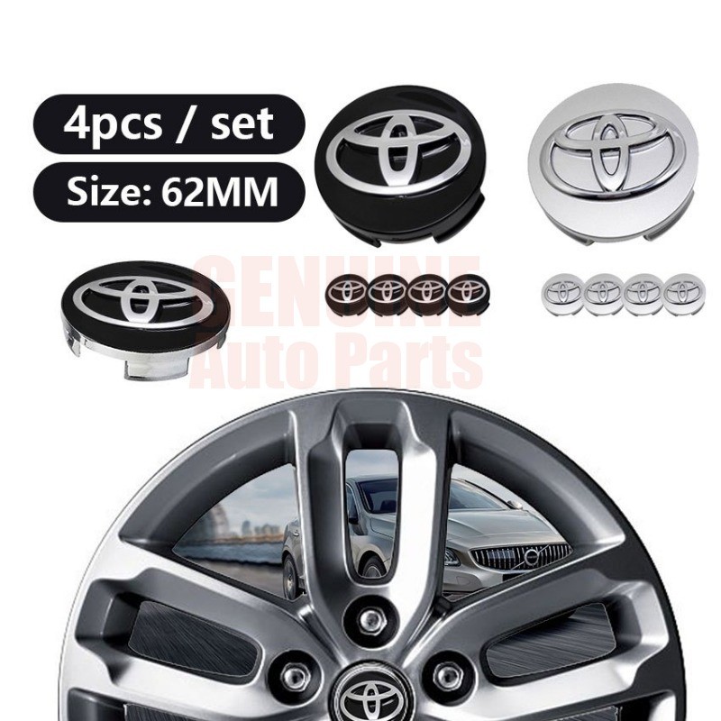 62mm toyota innova/rush/avanza/alphard center cap | Shopee Malaysia