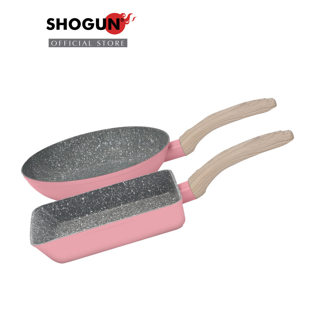 Shogun Mini Ceragan Ceramic Set (IH): 20 x 4.2cm Frypan, 0.95L + 18 x ...