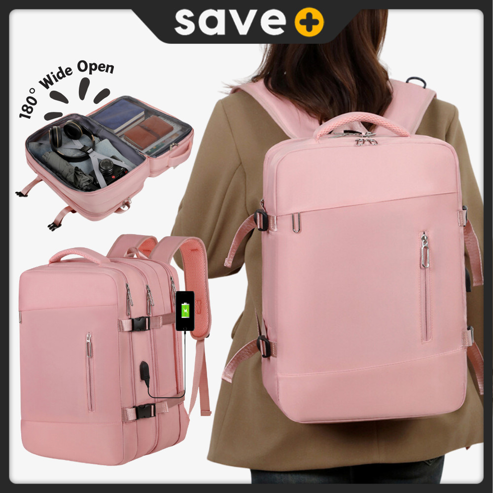 SAVE 180° Wide Open Travel Backpack Bag Expandable Backpack Bag ...