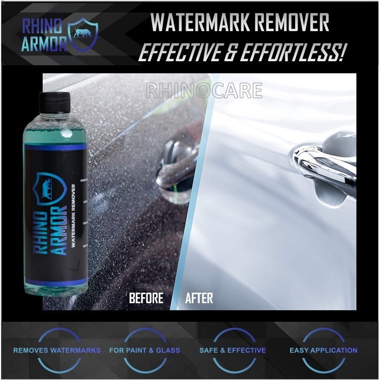 300ml Rhino Armor Watermark Remover Car Window Glass Cleaner Watermark ...
