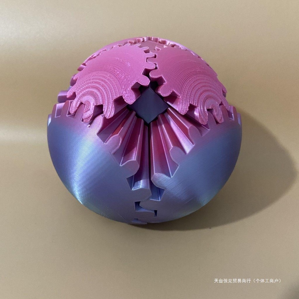 Ubah bentuk gear letupan bercorak [Mainan jari tangan 3D mekanikal 3D ...