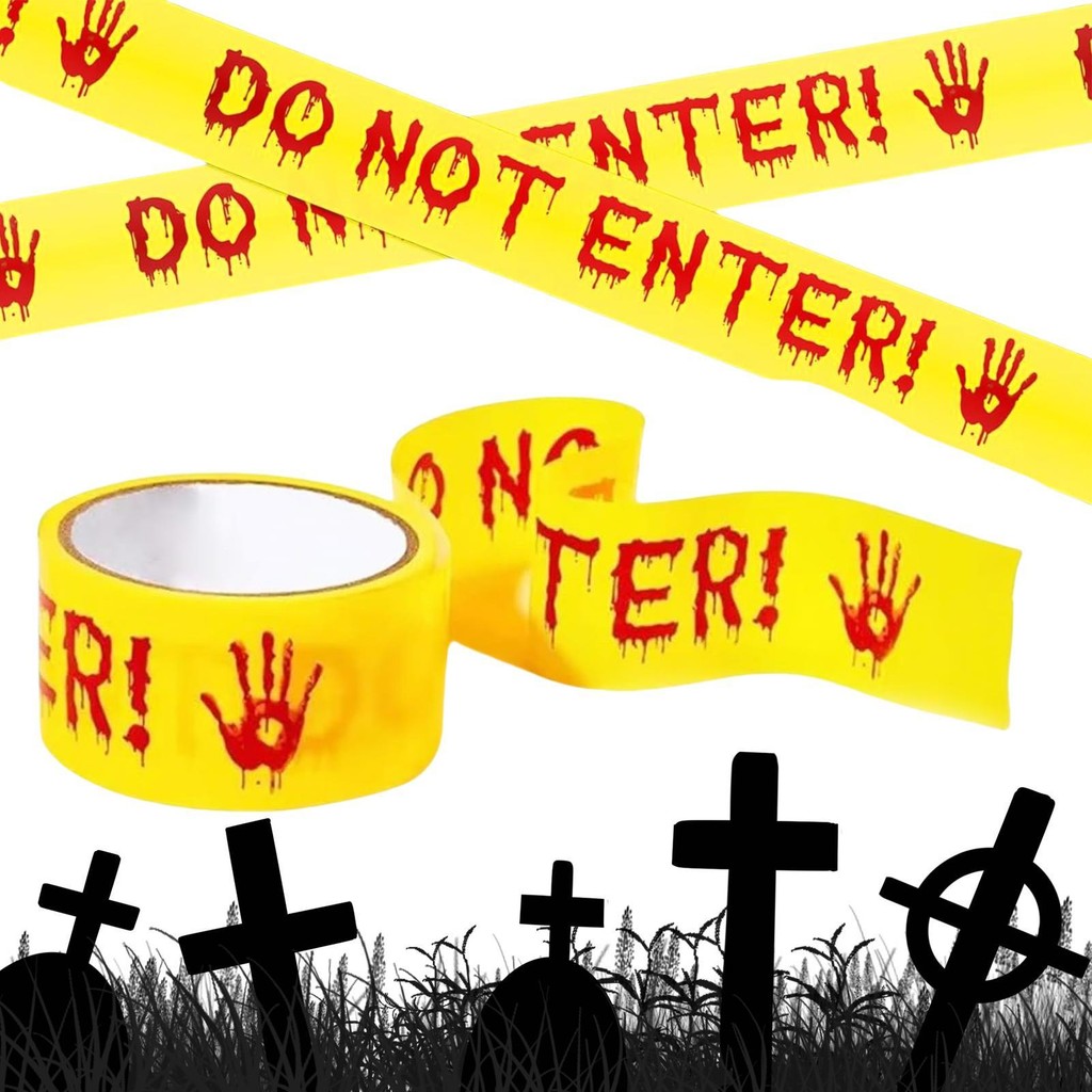 Do Not Enter Tape 1.77inch X 82ft Keep Out Halloween Caution Tape ...