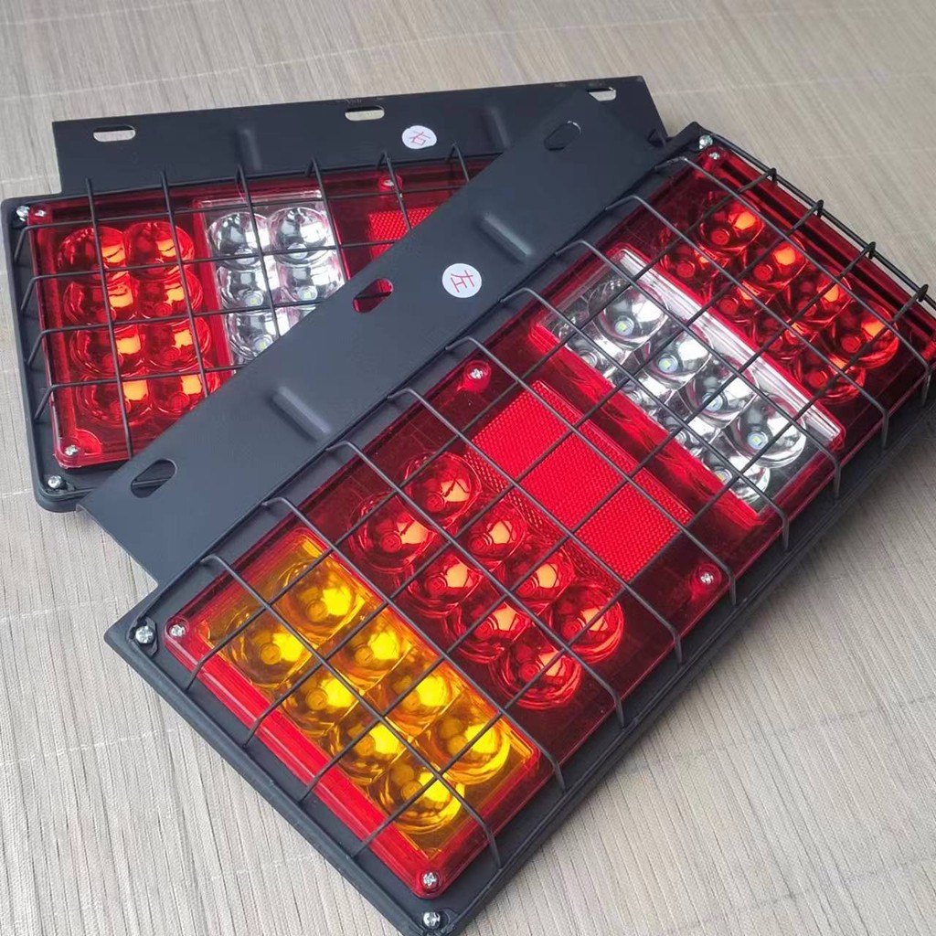 Iron Mesh Crystal Age Rear Tail Light LED Waterproof Light Truck Truck ...
