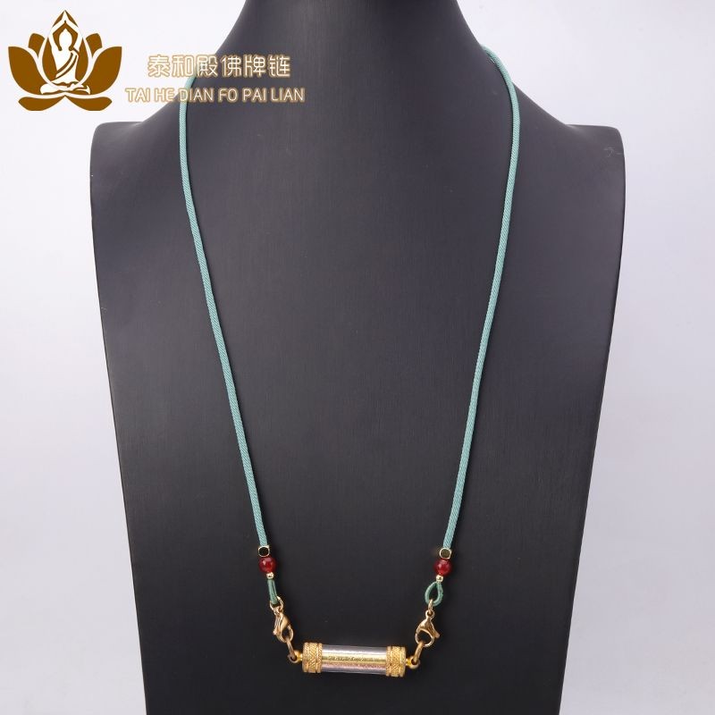 T Thailand Amulet Pendant Rope Talisman Rope Green Black Hand Braided ...