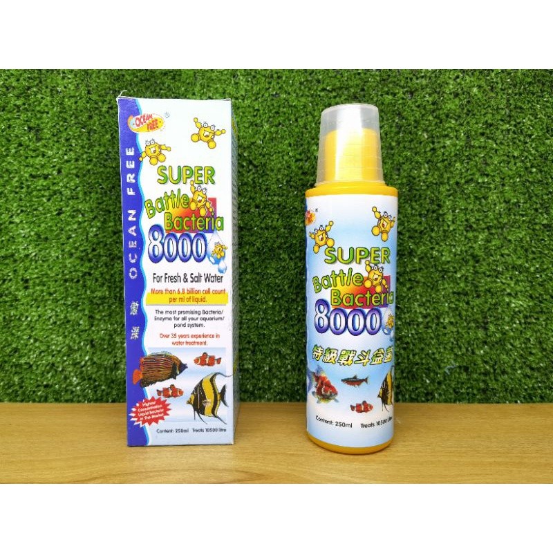 OF super bacter 8000 Ocean Free 120ml bacteria filter baik good ammonia ...