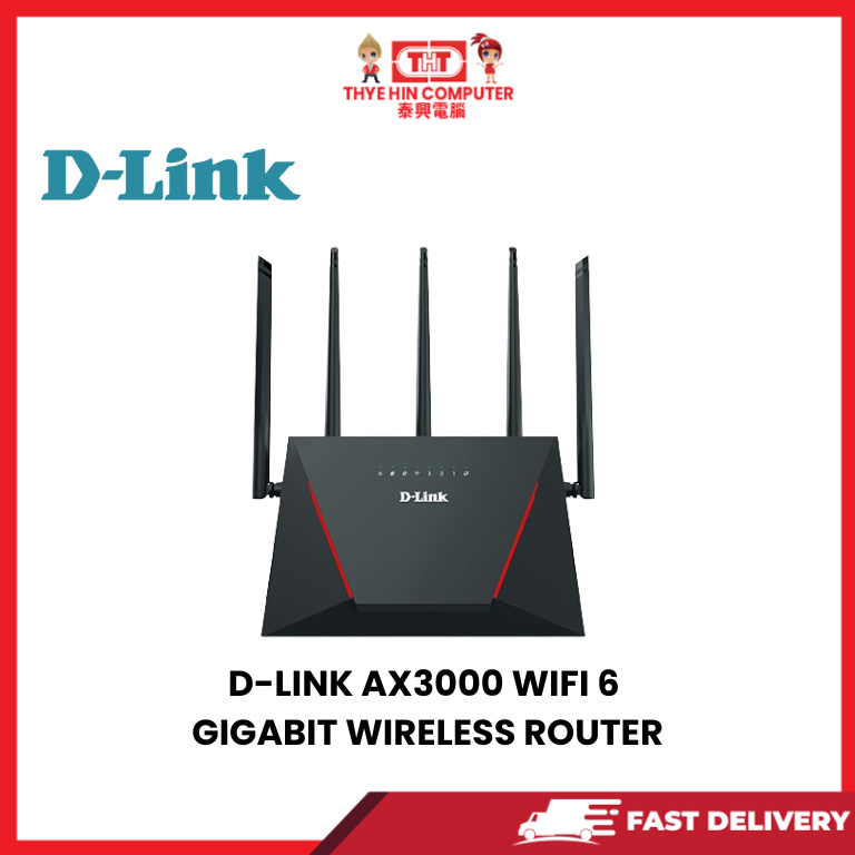 D-LINK AX3000 WIFI 6 GIGABIT WIRELESS ROUTER | Shopee Malaysia