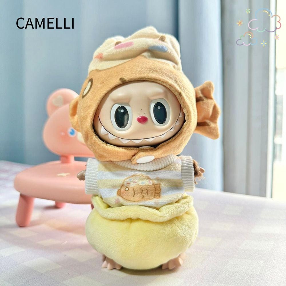 CAMELLI Doll Accessories, Multi-color Handmade Labubu Doll Clothes ...