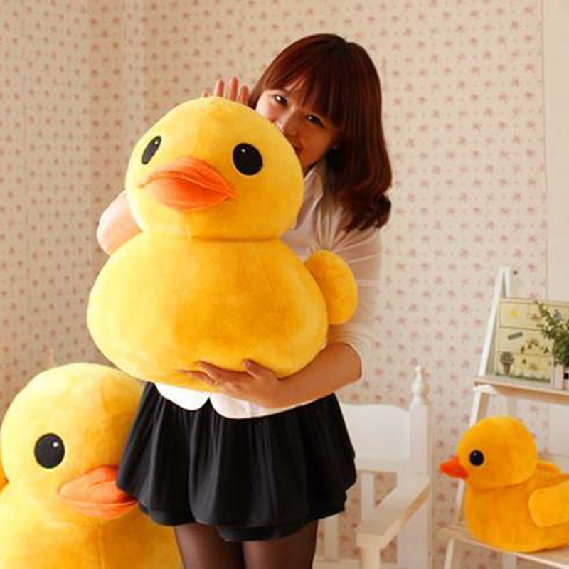 Rhubarb Duck Plush Toy Children Cartoon Little Yellow Duck Doll Small ...