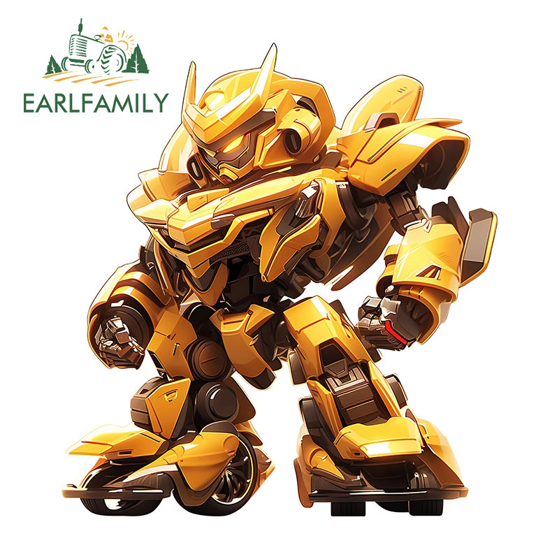 EARLFAMILY 13cm Bumblebee Car Sticker Occlusion Scratch Motorcycle ...