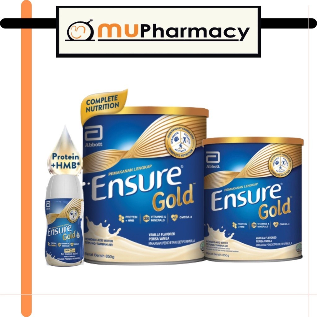 Ensure Gold Vanilla 400g/800g | Shopee Malaysia