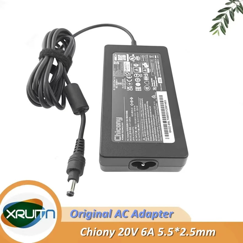 Original For Intel NUC Laptop Power Supply Chicony 20V 6A 120W AC ...