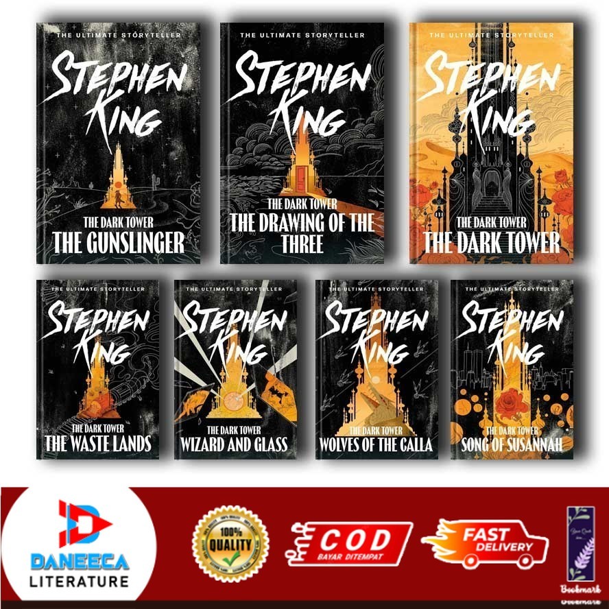The Dark Tower (7 book series) by Stephen King (English) | Shopee Malaysia