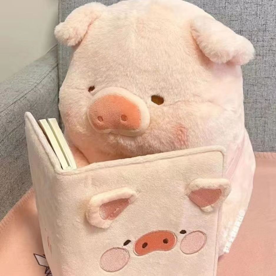 Cute Cute lulu Pig Plush Toy Doll Pillow Bed Doll Healing Greedy Pig ...