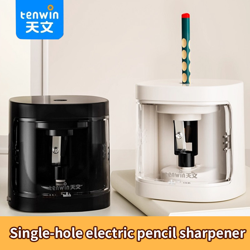 Tenwin Electric Pencil Sharpener Dual/Single Hole - Semi-Auto ...