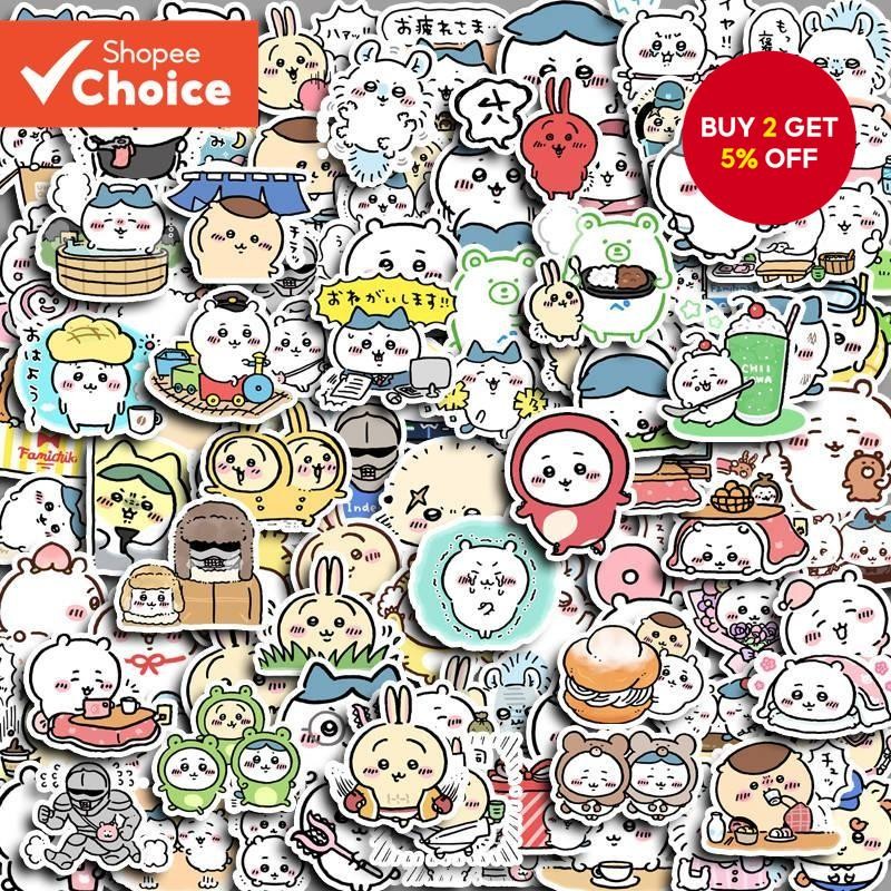 100PCS Chiikawa Stickers - Waterproof Vinyl Decals for Laptop, Water ...