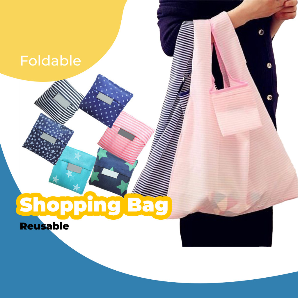 VerticOasis Folding Shopping Bag Eco Bag Simple Save Earth Travel Tote ...