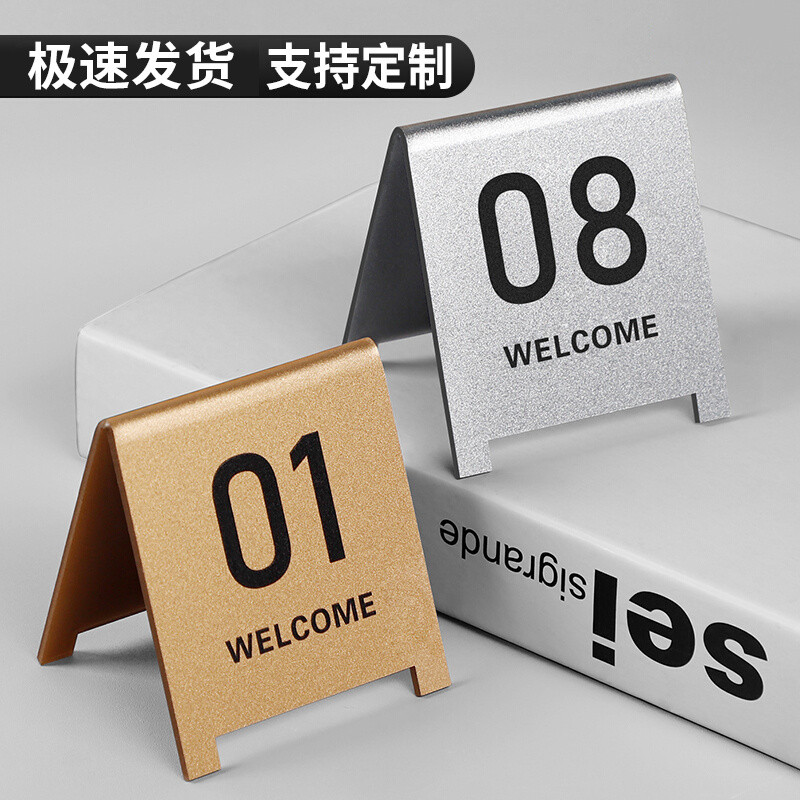 Clear Table Number Dining Table Standing Table Number Number Waiting ...