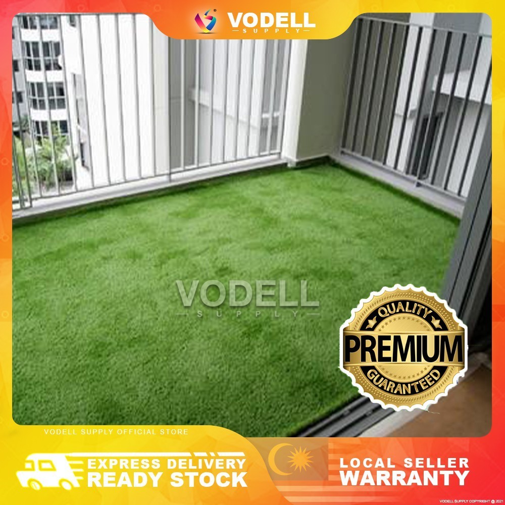 [2M x 25M] VODELL Premium Artificial Grass Carpet 4UV Home Decoration Outdoor Karpet Rumput ...