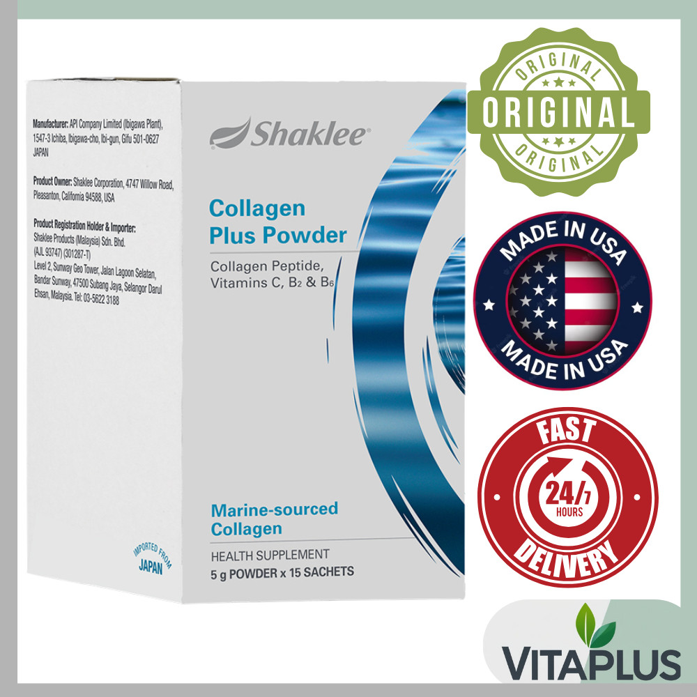 [Exp:Dec2026] Shaklee Original Collagen Plus Powder (15 sachets ...