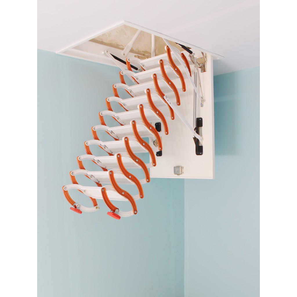Fully Automatic Loft Retractable Stairs Household Invisible Foldable ...