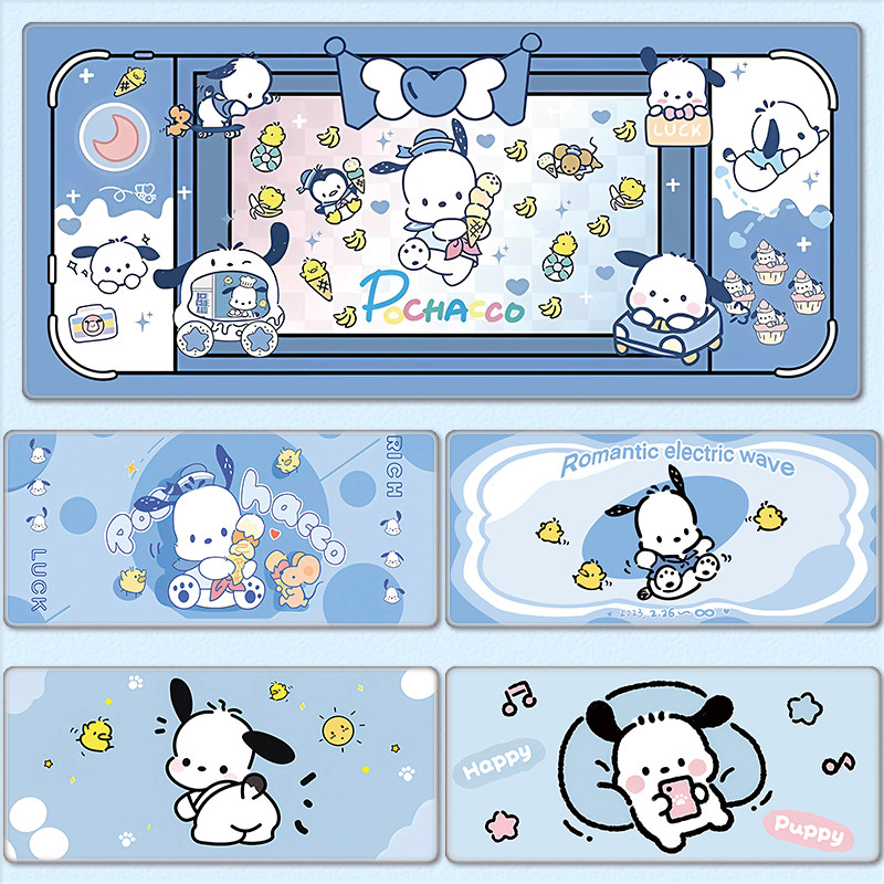 Pochacco Mouse Pad Cute Cartoon Sanrio Game Mousepad Large Office ...
