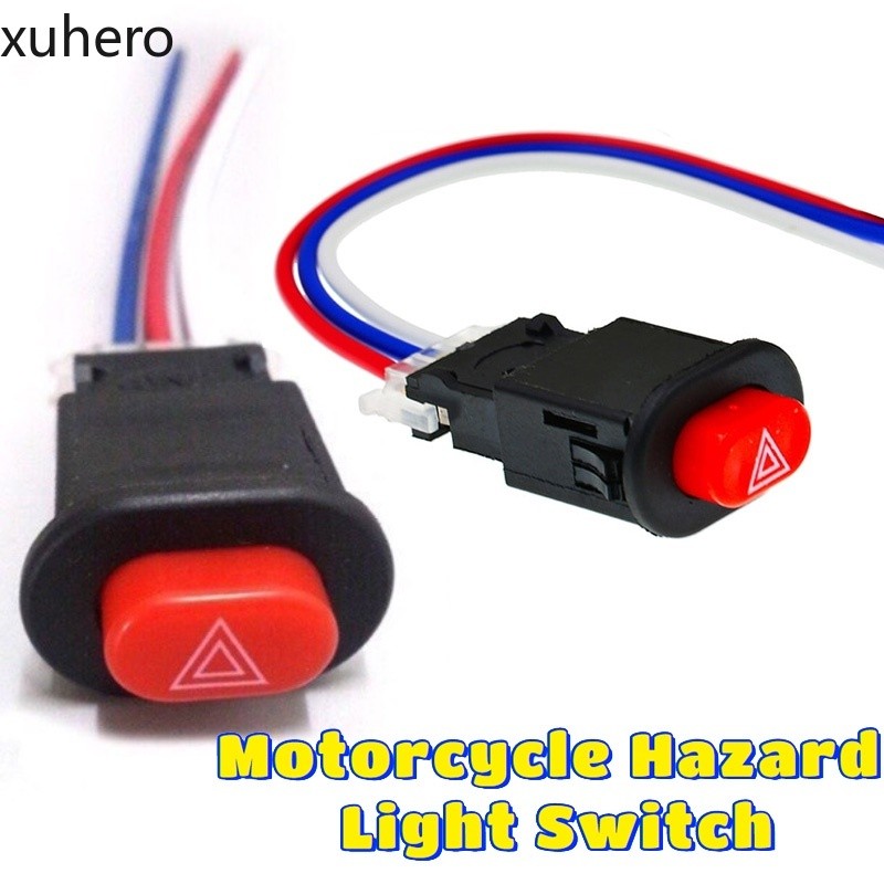 Motorcycle Hazard Light Switch Emergency Signal Flasher Motorcycle ...
