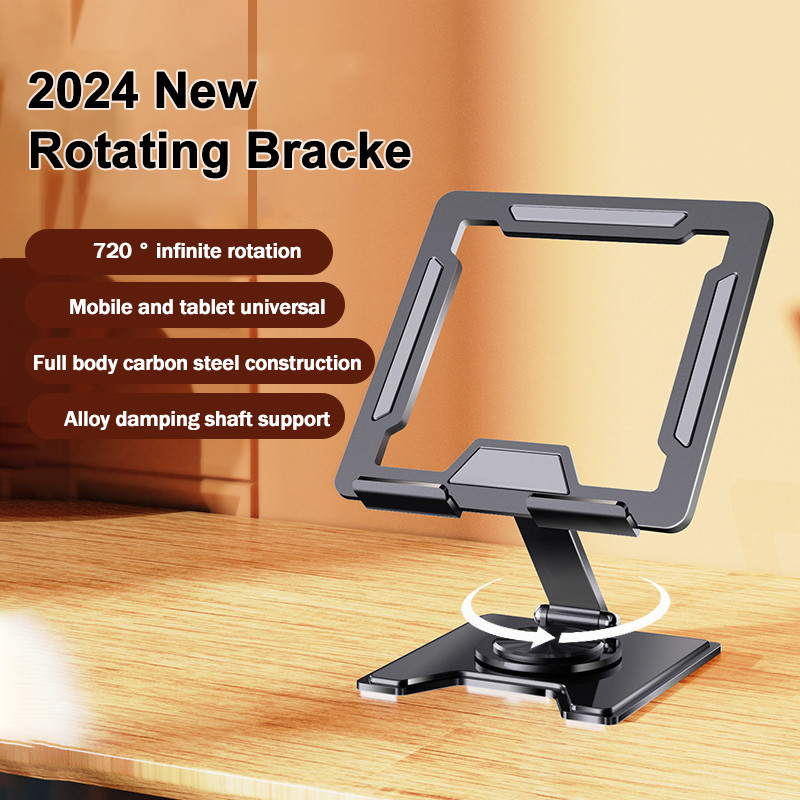 360° Rotatable Tablet Stand Adjustable Foldable Desktop Stand Holder ...