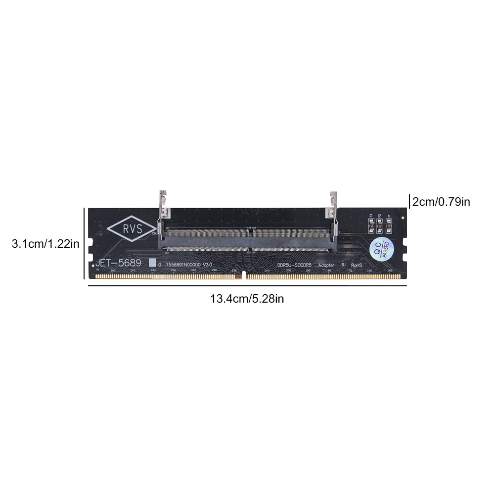 DDR5 Notebook Laptop To Desktop Memory Adapter Card SO-DIMM to PC DIMM ...