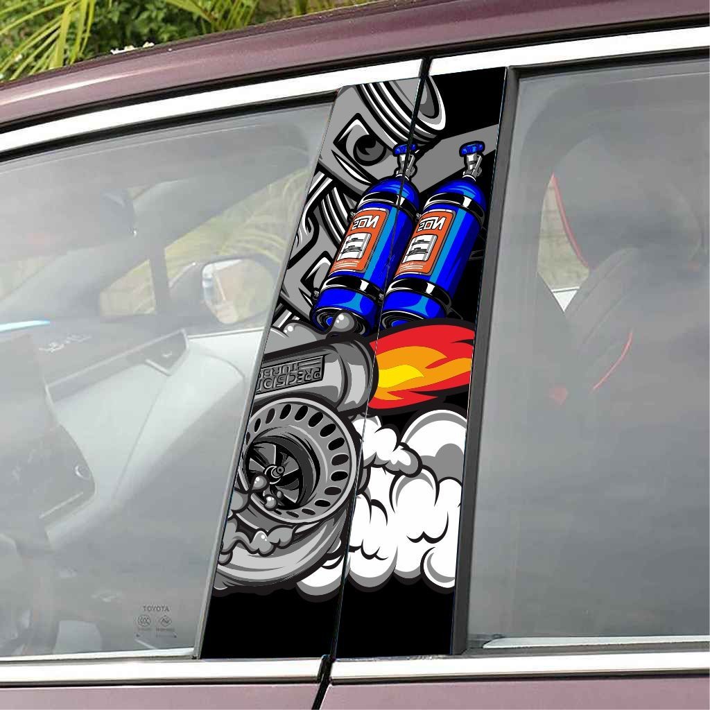 Left Right Pillar Car Sticker Car Pillar Sticker Premium Material ...
