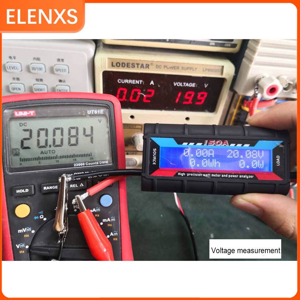 1/2/3 Watt Meter Professional 150A Digital Display Electrical Motor ...
