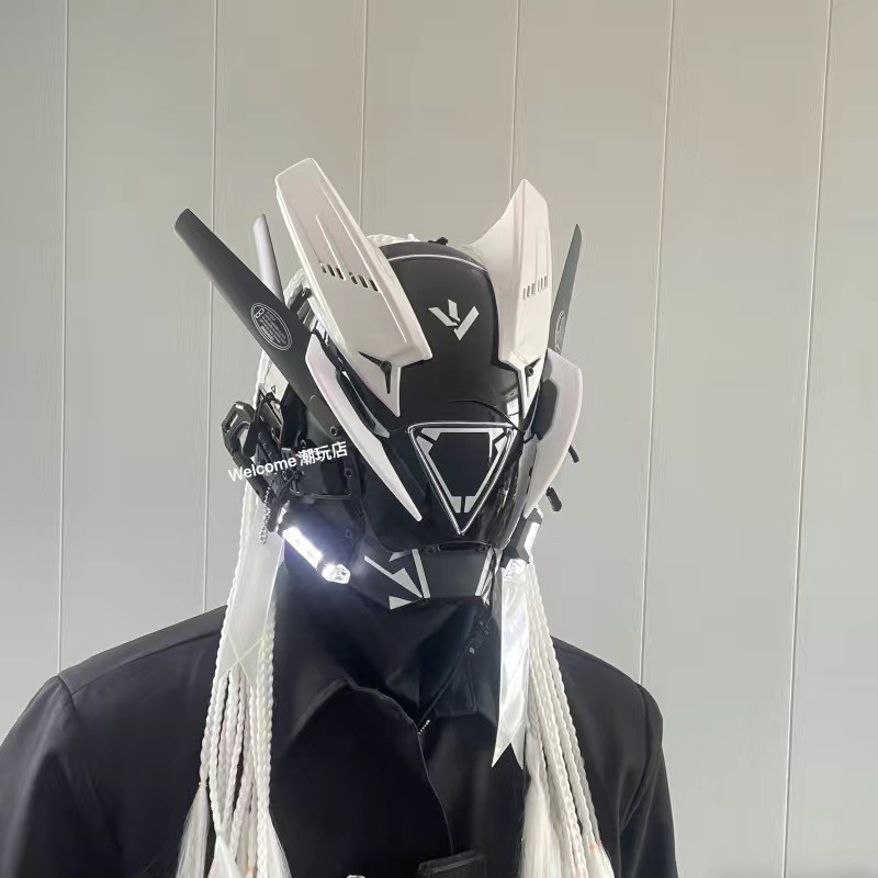 Hot sale Cyberpunk Mask Functional Style Kamen Rider Performance Props ...