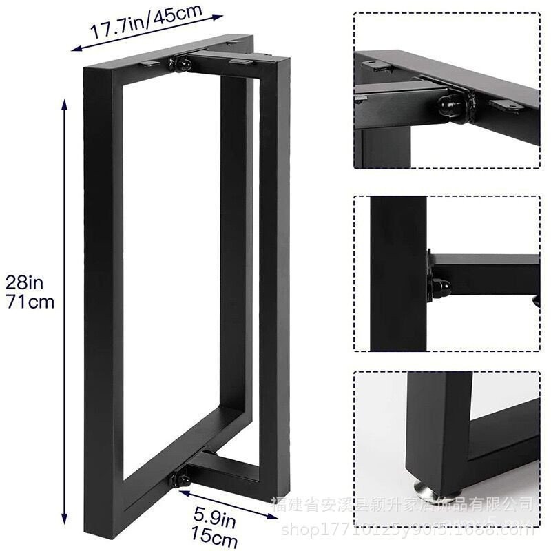 Braket kaki meja kaki meja logam kreatif dan sederhana Braket rak meja ...