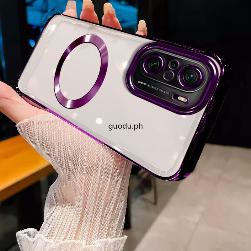 Casing poco F3 xiaomi poco F4 poco F5 Phone case Soft gold border ...