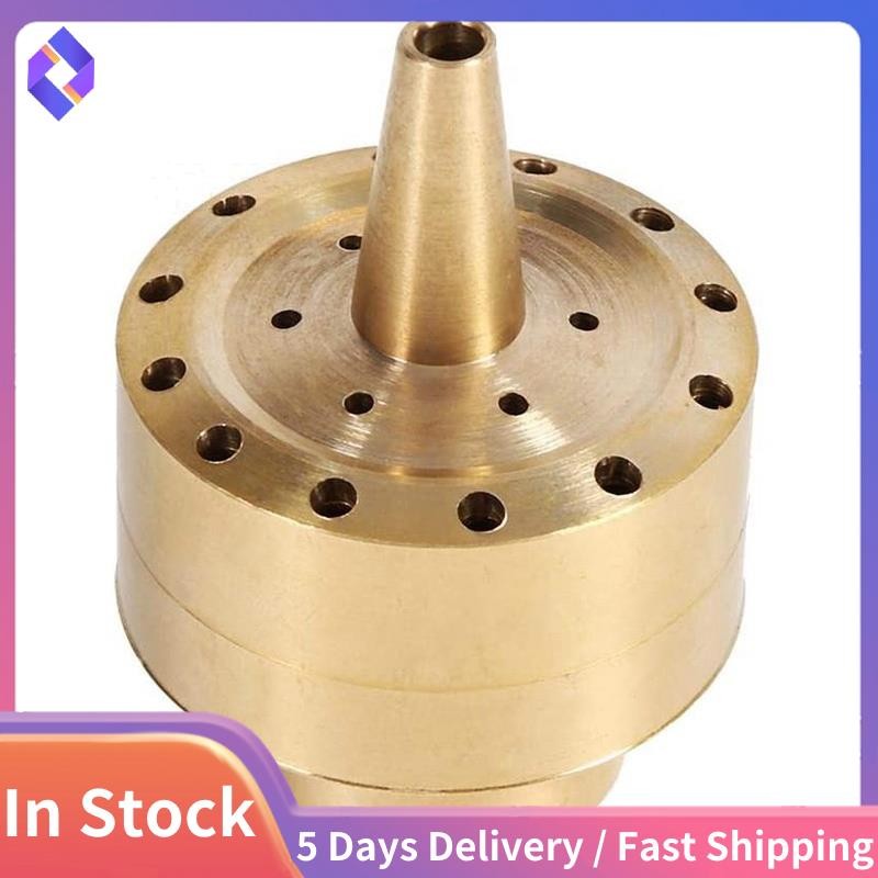 Fountain Nozzle Heads,Brass Column Multi Direction Jet Pond Fountain ...