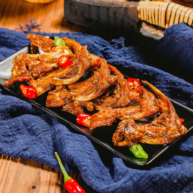 Hot saleChen Abing Air-Dried Duck Stand Braised Sweet Spicy Duck Wing ...