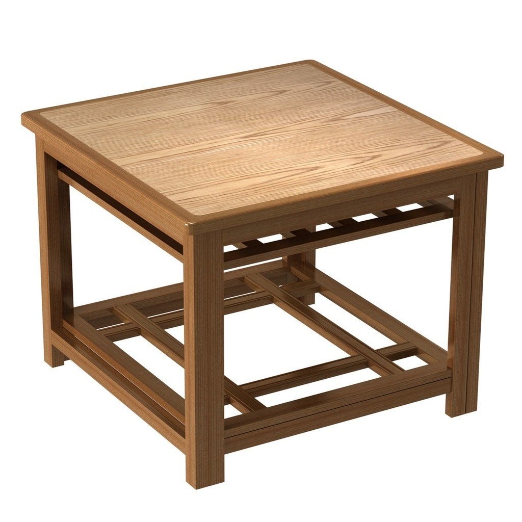 Fire Table Shelf Household Solid Wood Foldable Table Square Heating ...