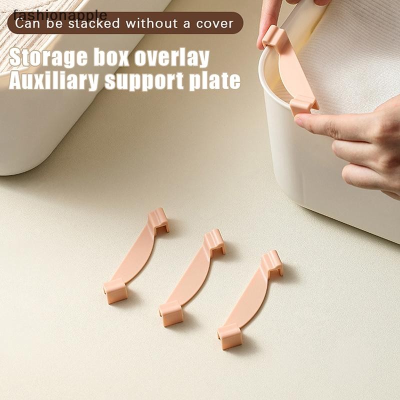 FAMY Storage Bin Stacking Aid 4/8Pcs Stackable Storage Basket Angle ...