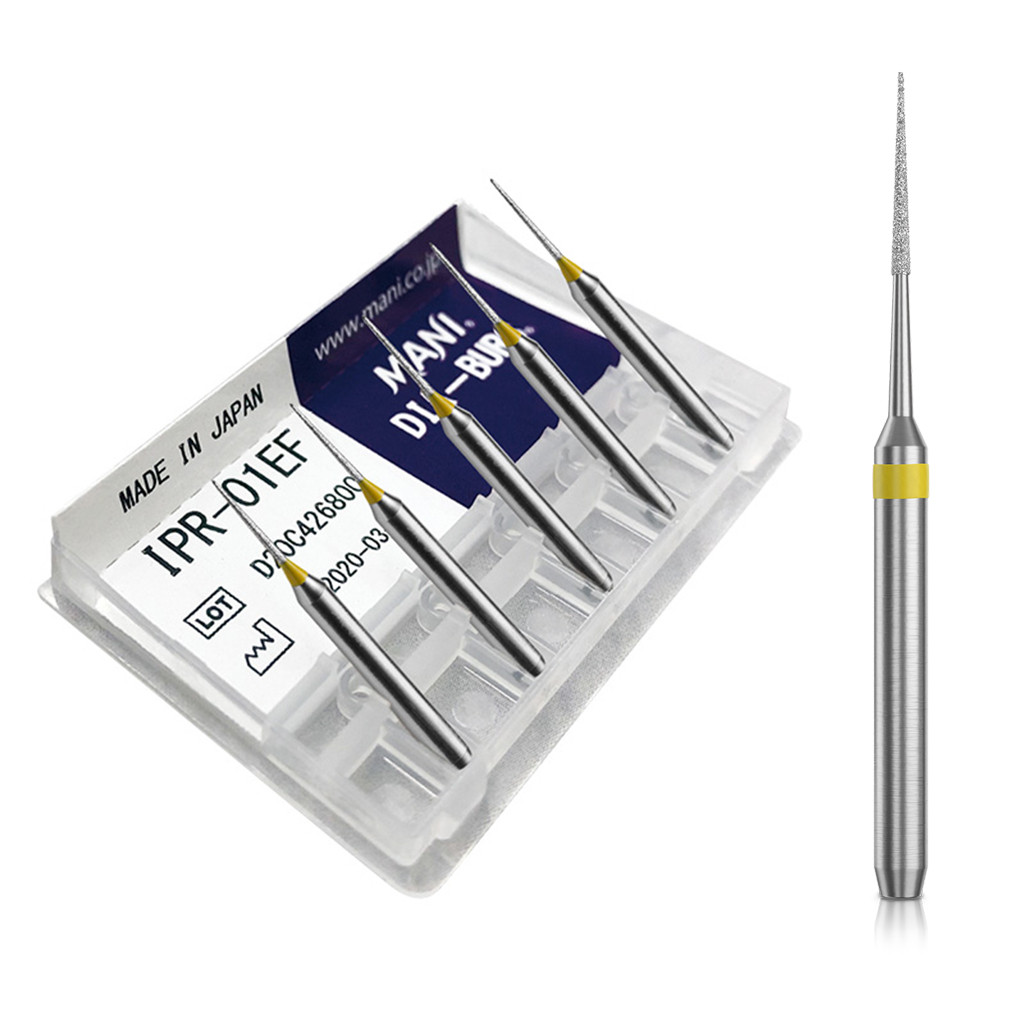 5pcs /set Diamond Burs kit Interproximal Enamel Reduction IRP 01EF for Ortho/ Drills High Speed ...