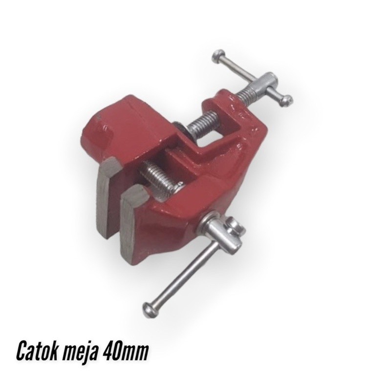 MERAH 40mm table vise, red mini HDT craft clamp vise | Shopee Malaysia
