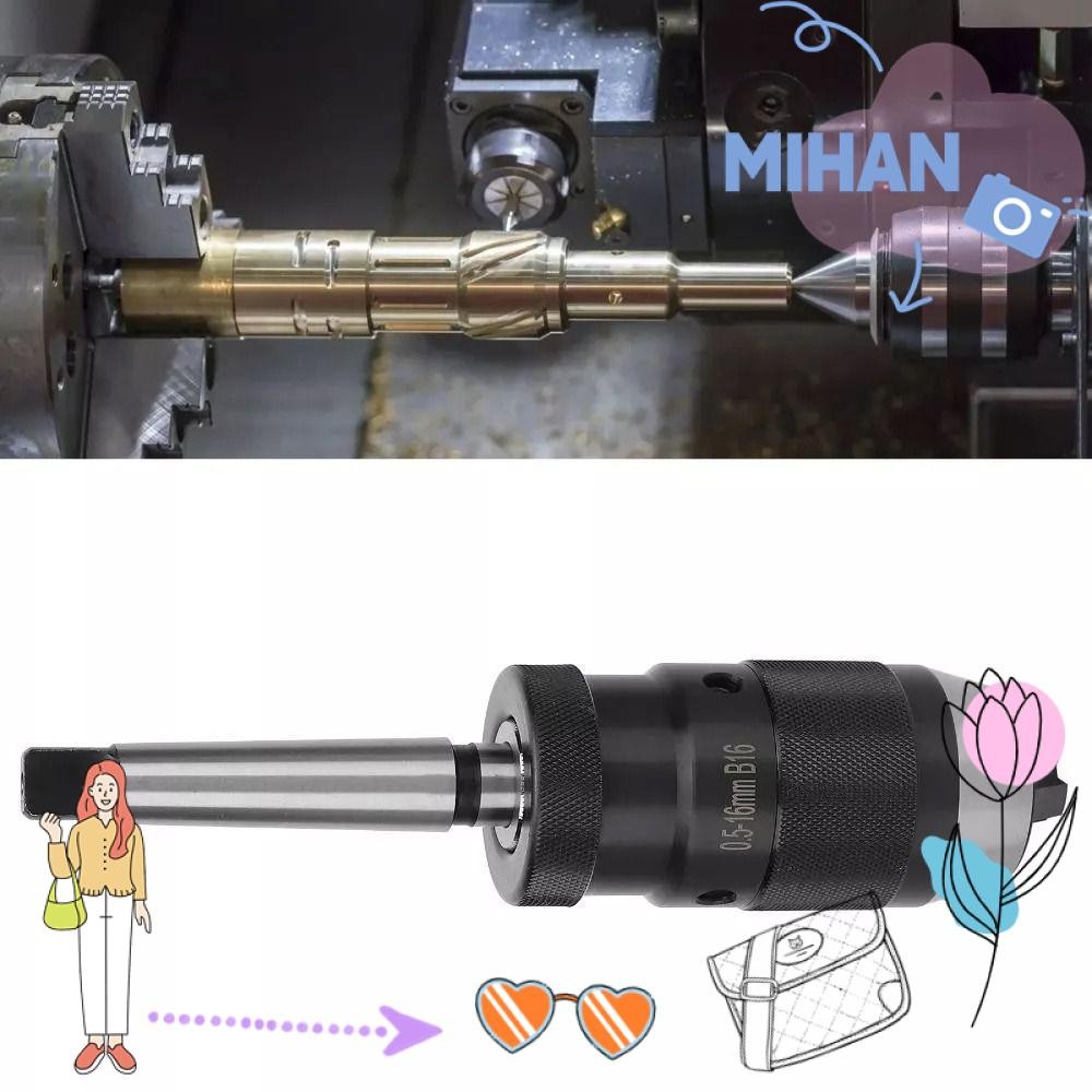 MIHAN Quick Release Chuck, B10 B12 B16 High Precision Keyless Drill ...