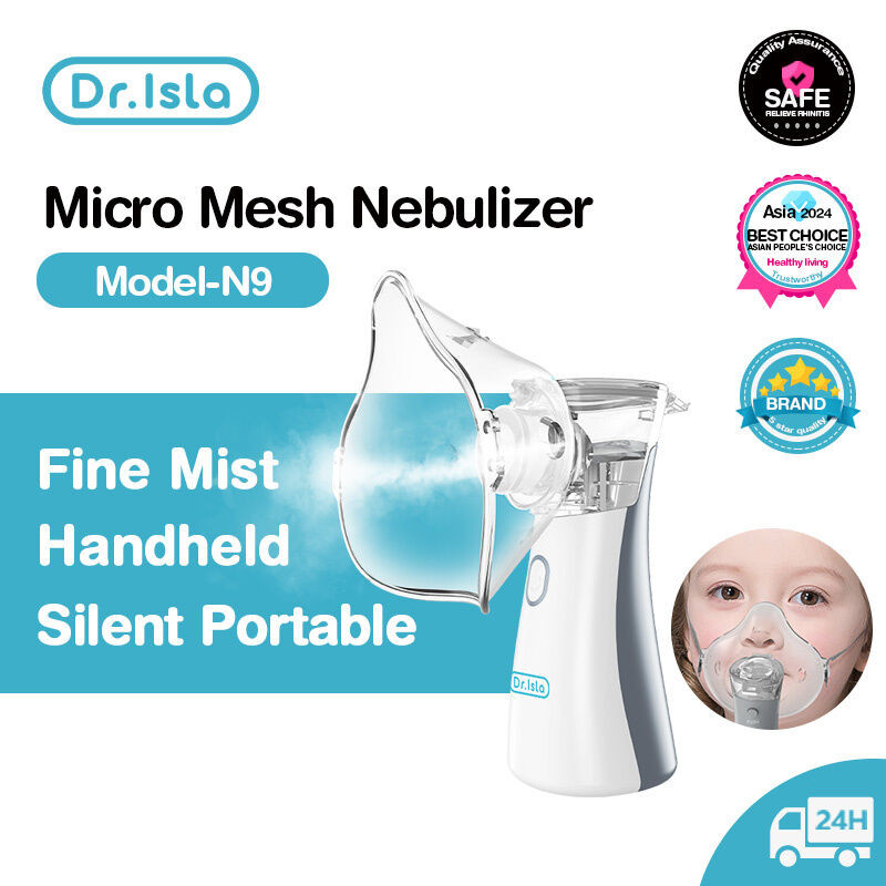 Dr.Isla N9 Nebulizer Portable USB Rechargeable Handheld Nebulizer ...