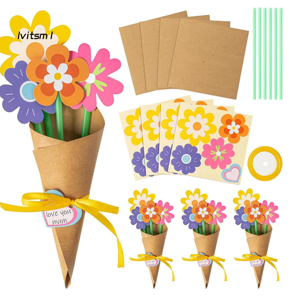 [LV] Mother Day Diy Flower Cards Simple and Enjoyable Diy Craft Diy ...