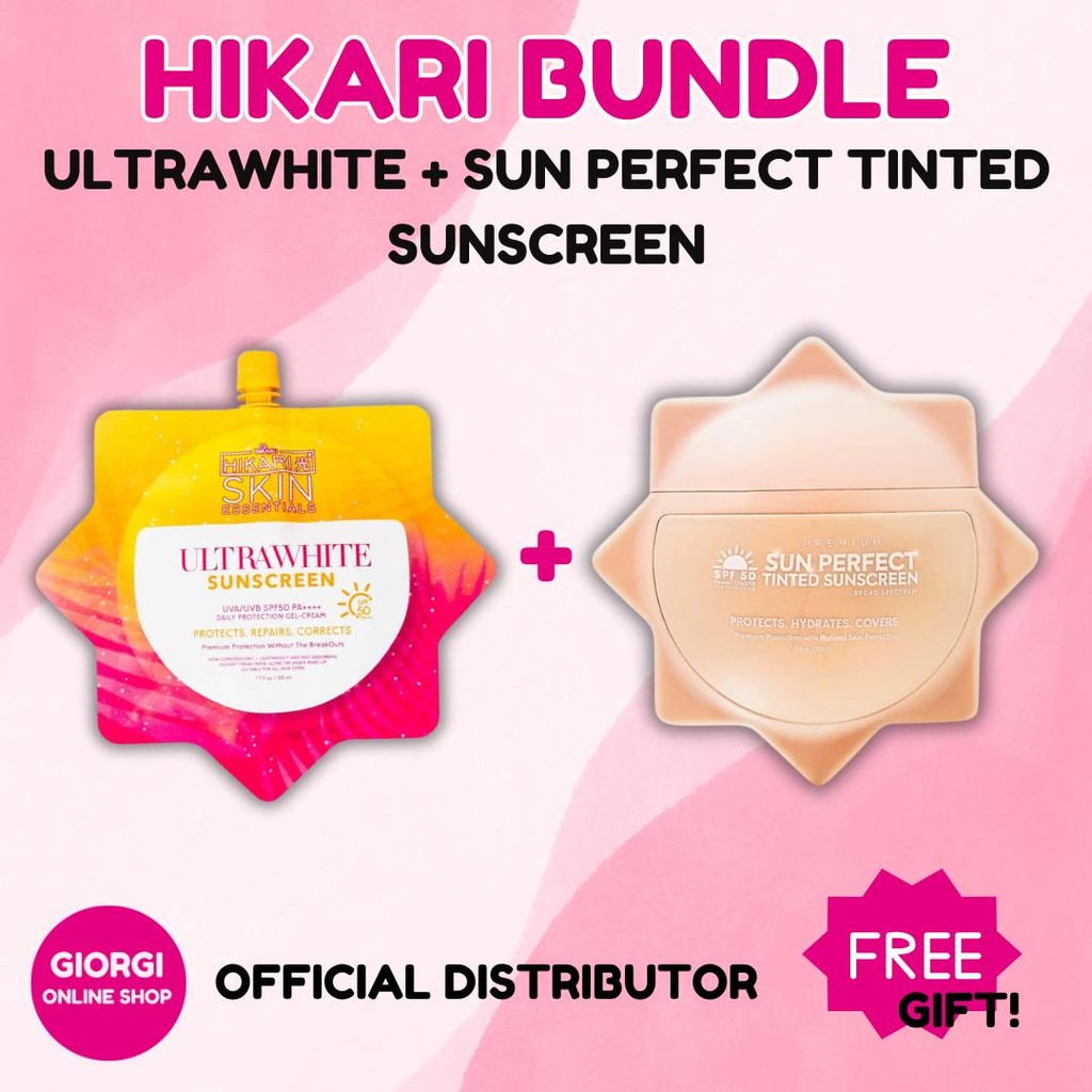 HIKARI Sunscreen | Bundle of two | Ultra White and Sun Perfect ...