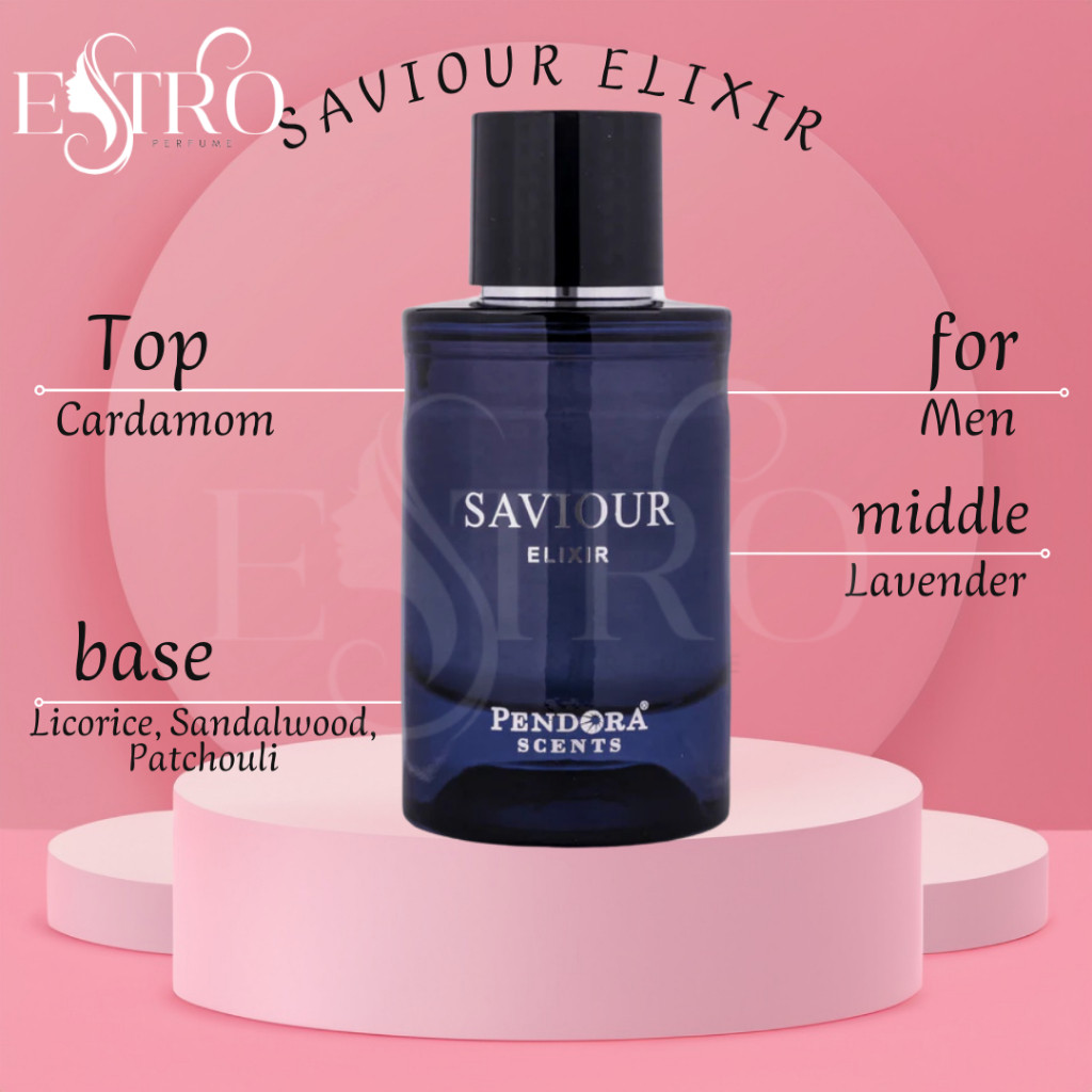 SAVIOUR ELIXIR Men's Eau de Parfum Fragrance for him Spray Pendora ...