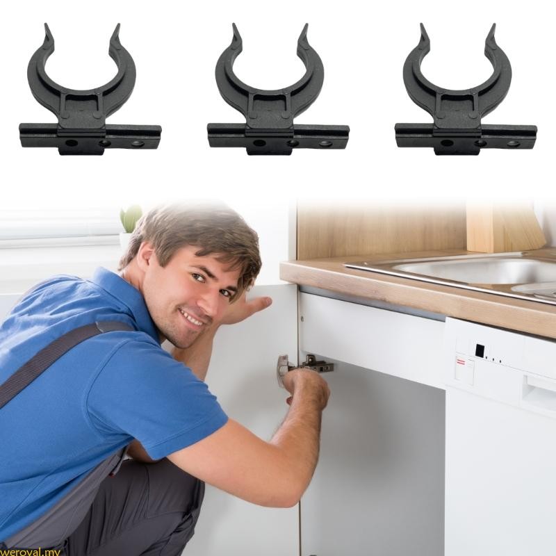 weroyal Pack of 10 Kitchen Skirting Plastic Clip for Cabinet Legs ...