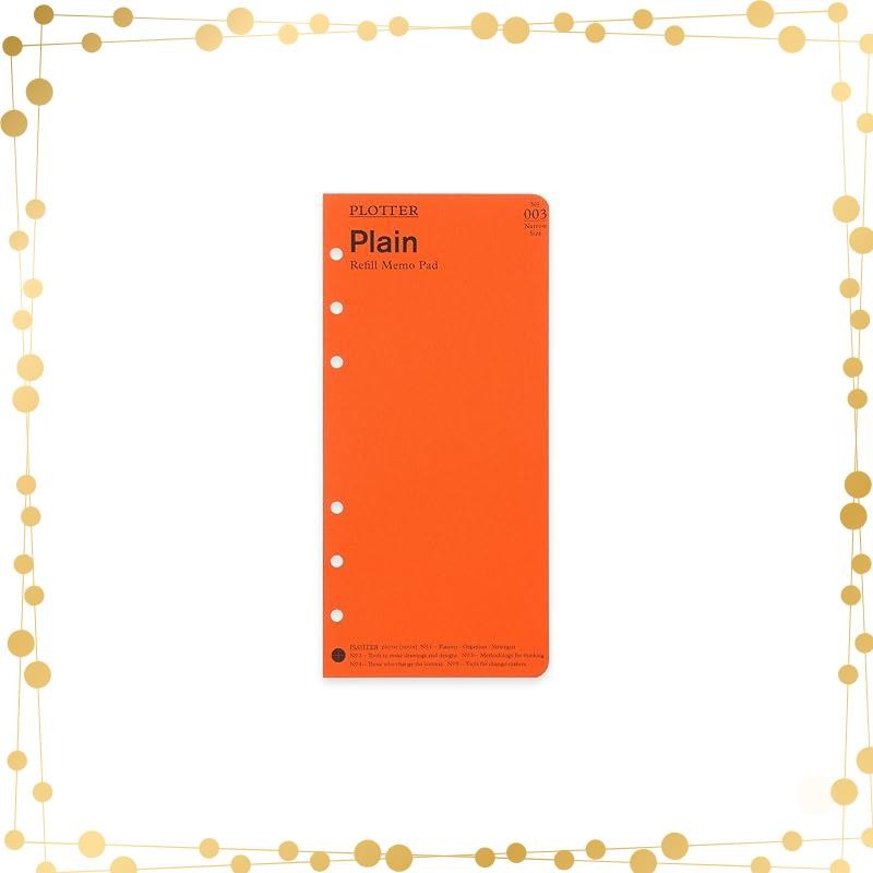 Narrow size PLOTTER / plotter Plain memo pad system notebook refill 777 ...