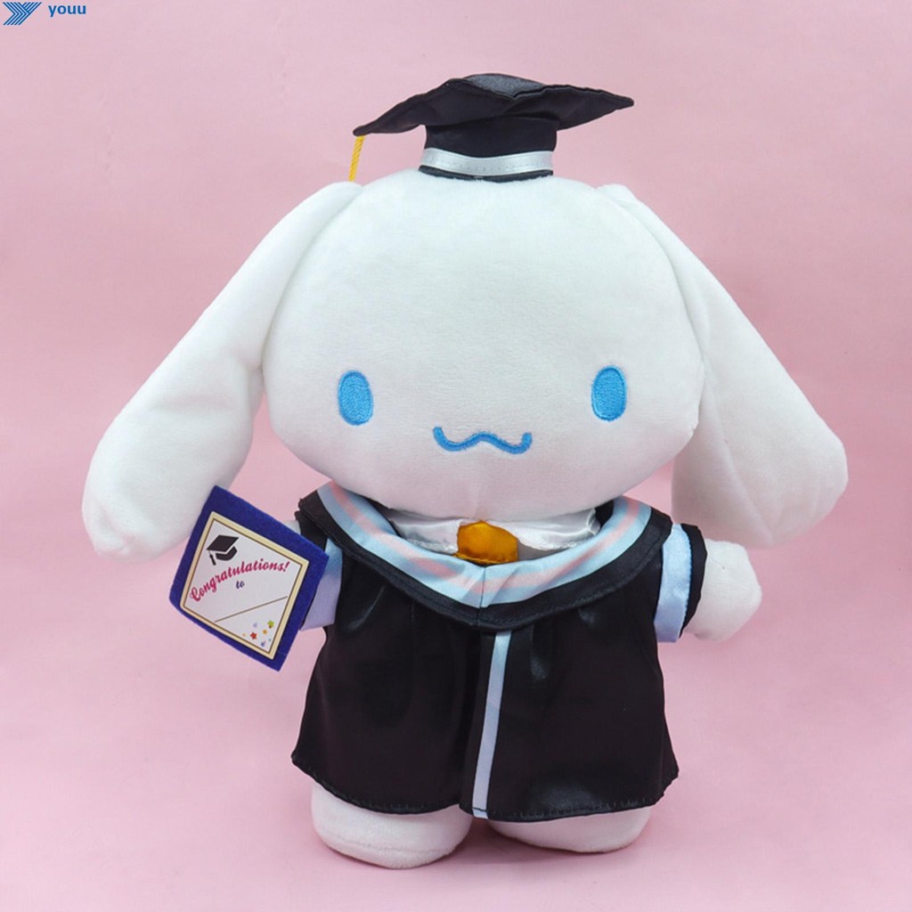Cartoon Kuromi Plushies Toy Graduation Cap Soft Plushies Doll for Kids ...